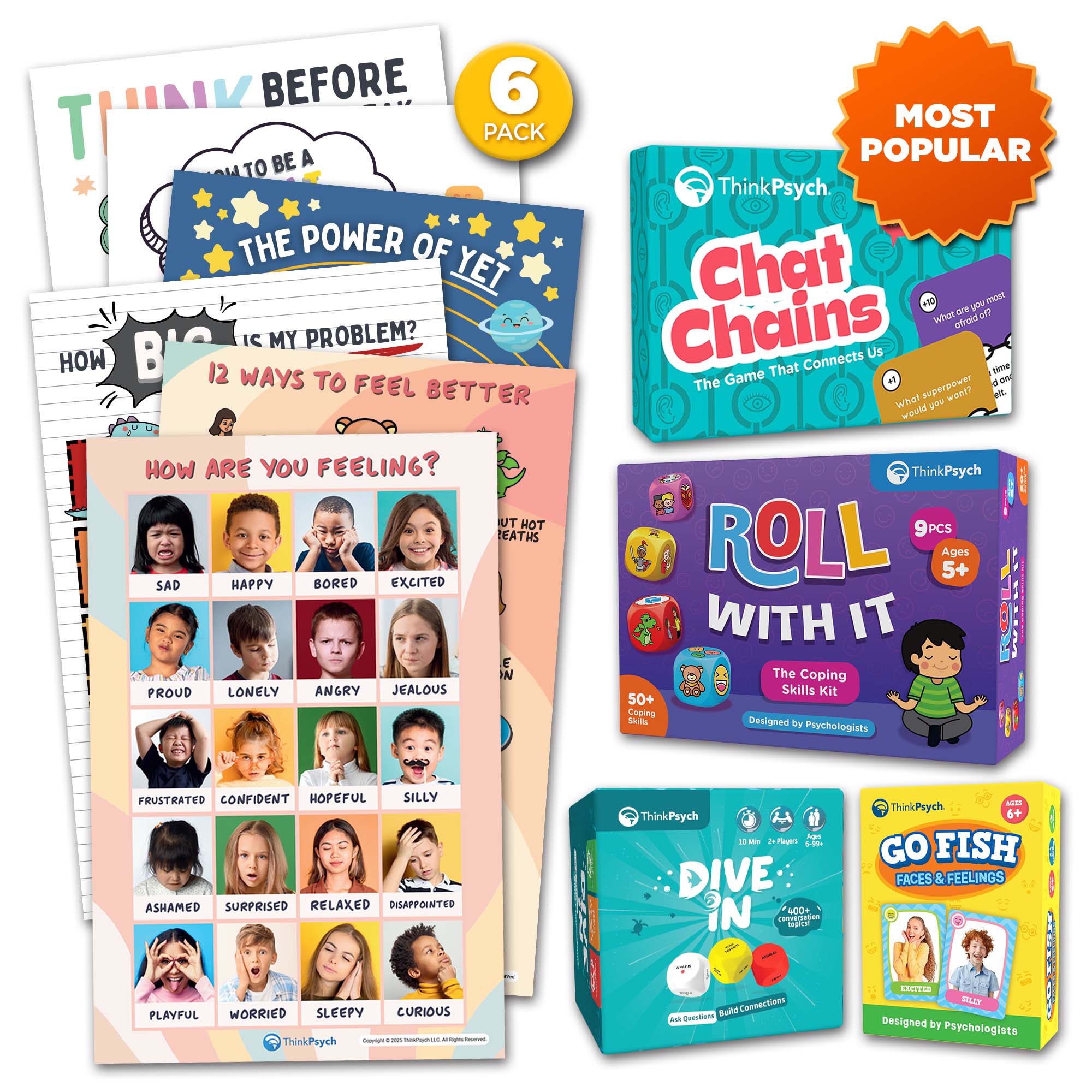 SEL Game Bundles & Therapy Kits | ThinkPsych