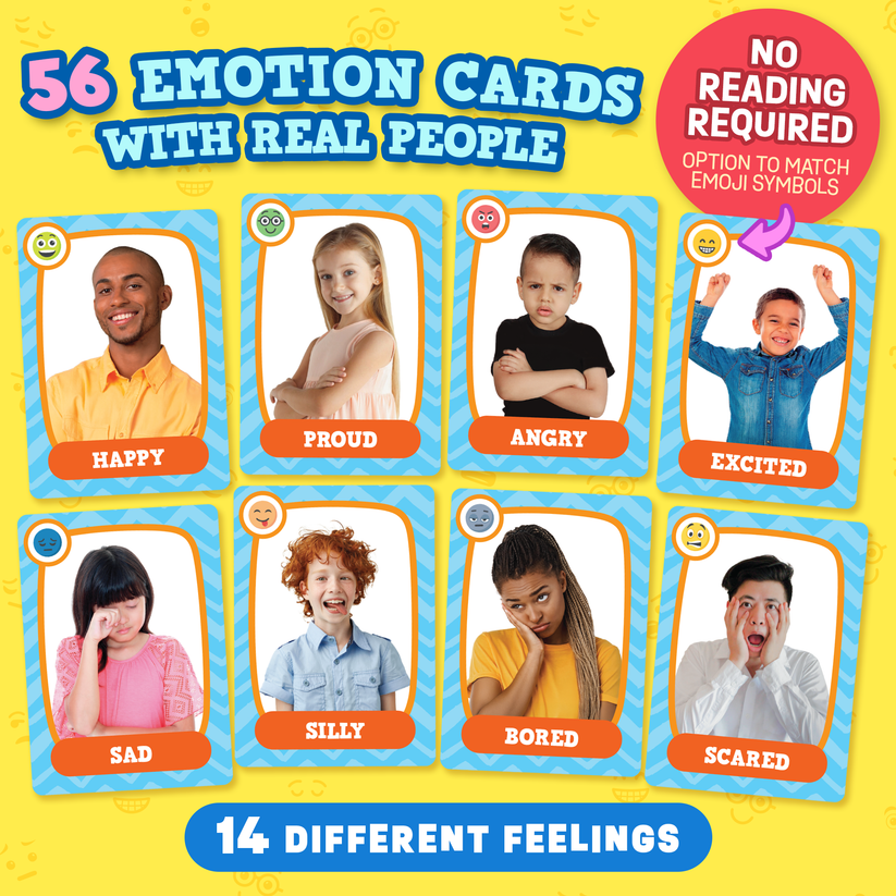 Go Fish: Faces & Feelings - Emotions Game for Kids Ages 6+ | Social ...